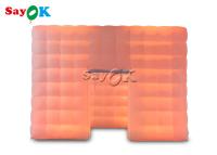 China 5x5x3.5m Inflatable Cube Tent with LED Light - 55 MPH Wind Rating, 25 sqm Portable Event Structure for sale