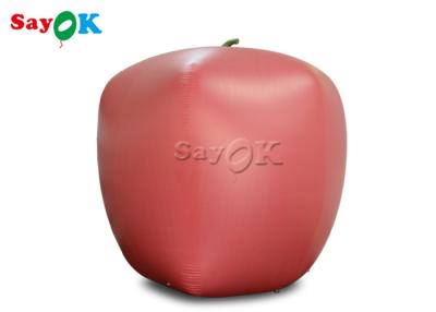 China 2m Giant Red Inflatable Apple Balloon Model for Advertising and Events for sale