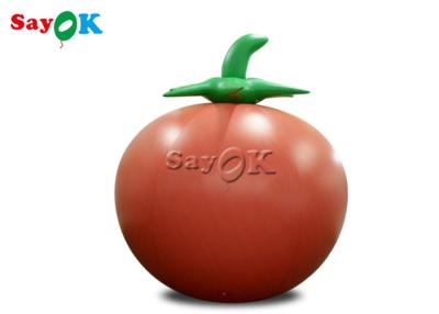 China Custom 1.5m 0.18mm PVC Inflatable Tomato Balloon for Promotional Events for sale