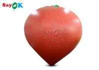 China 2m Tall Strawberry Inflatable Balloon for Opening Ceremony Durable PVC for sale