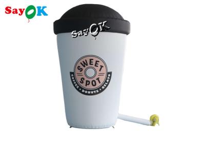 China Custom 3.6m Inflatable Coffee Cup Model with CE/SGS Certification for Cafe Advertising Decor for sale