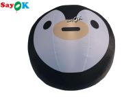 China Air Blown Hanging Inflatable Penguin Decor with Built-In 16-Color LED Lights 110-240V for sale