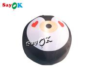 China 3.3ft Inflatable Penguin Christmas Decoration with 16 Color Changing LED Light for sale