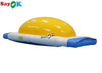 China Inflatable Water Balls 0.9mm PVC Water Toys Obstacle Course Jumping Bouncing Bed for Pool Lake for sale
