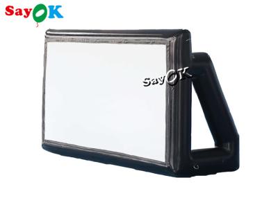 China Airtight Inflatable Projection Movie Screen 3x1.75m with Pump for Outdoor Backyard for sale