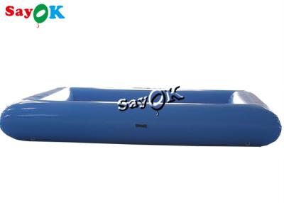 China Sayok Commercial Inflatable Swimming Pool 4x4x0.6m with Air Pump - 0.6mm PVC Construction for Water Amusement Parks for sale