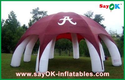 China Custom Camouflage Inflatable Air Tent 4x4m Large Arm Camping Tent with CE Blower for sale