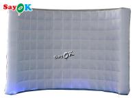 China Professional Inflatable Photo Booth Wall 3x1.5x2.3m with LED Lights for Wedding Party Event for sale