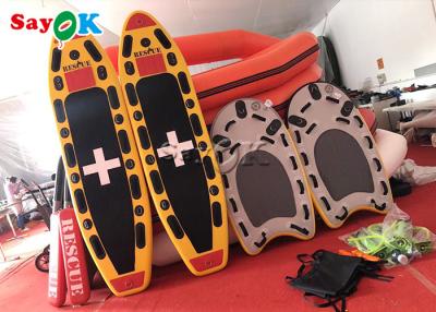 China 32 Inch Inflatable Stand Up Paddleboard Rescue Board with Engine - Custom PVC Construction for 3-8 Person Water Safety for sale