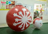 China Holiday Party Hanging Decoration Inflatable Snowflake Balloon for sale