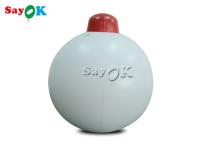 China 1.5m 5ft White Inflatable Christmas Balloon for Event Advertising Decoration for sale