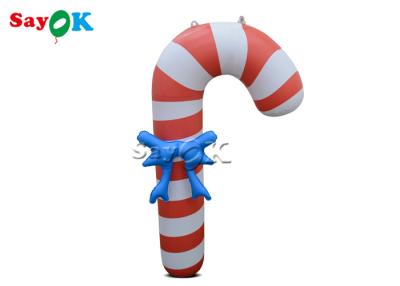 China 35 Inch Outdoor Inflatable Christmas Candy Cane Holiday Decoration PVC for sale