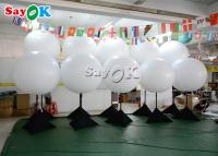 China Inflatable LED Light Balloon with Stainless Steel Tripod Stand for Event Advertising 200W Halogen for sale