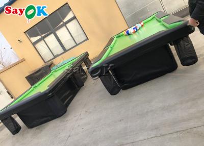 China Inflatable Bowling Game 0.9mm PVC Air Sealed Pool Table with Stand 75kg for sale