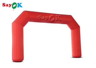 China Custom Inflatable Rainbow Arch 8x4.5m Outdoor Advertising Display with Digital Printing Options for sale