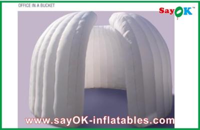 China Custom Inflatable Air Tent Office Pod 3m x 3m White Oxford Cloth Event Structure for sale