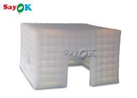 China 6m x 6m Inflatable Square Tent with LED Lights - 26m² Event Space, 55MPH Wind Rated for sale