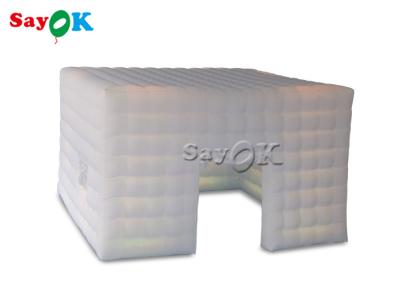 China 6m x 6m Inflatable Square Tent with LED Lights - 26m² Event Space, 55MPH Wind Rated for sale