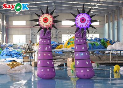 China 190T 4m Inflatable LED Flower Decoration for Events and Parties for sale