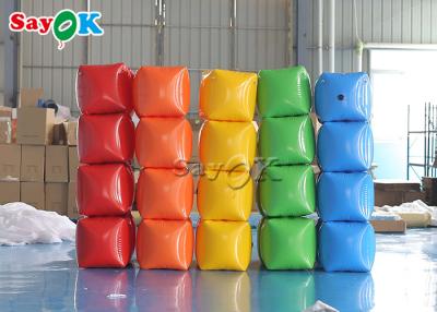 China Customizable Inflatable Cube Stool Ottoman Portable Indoor Outdoor 40cm for sale