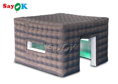 China Commercial Inflatable Cube Tent 3m with LED Light for Outdoor Events for sale