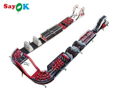 China 150m 495ft Commercial Inflatable Obstacle Course for Adult with Multiple Challenges for sale