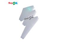 China 2m 6.6ft White LED Inflatable Lightning Model for Party Event Decoration for sale