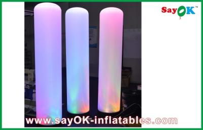 China LED Inflatable Tower Pillar 2m Height Party Decoration with CE Blower for sale