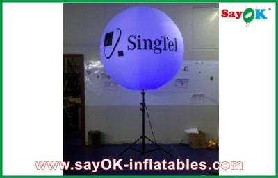 China Customizable Inflatable LED Lighting Balloon with Tripod Stand - CE/UL Certified Blower, 1000pcs Monthly Capacity for sale