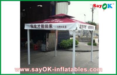 China Custom Logo Printing Folding Tent 3x3m Oxford Cloth Beach Shade Canopy with Steel Frame for sale
