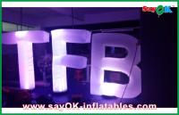 China Custom 1-3M Inflatable Advertising Letters - 210D Oxford Cloth with CE/UL Certified Blower for sale
