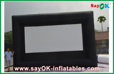 China Professional Cloth Movie Inflatable Screen Outdoor Event 13x10ft Custom Size for sale