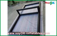 China 0.6mm PVC Inflatable Volleyball Field with CE Certification for Water Games and Outdoor Entertainment for sale