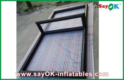 China 0.6mm PVC Inflatable Volleyball Field with CE Certification for Water Games and Outdoor Entertainment for sale