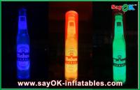 China Advertising LED Inflatable Pillar 1.5m Diameter with Logo Printing for Night Events for sale