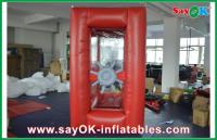 China 0.4mm PVC Inflatable Money Booth 2 Year Warranty Custom Size Outdoor Advertising for sale