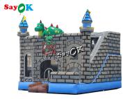 China Dino Stroll Inflatable Bounce House Slide With Ball Pit Pool for sale