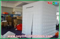 China 210D Oxford Cloth Inflatable Photo Booth with LED Lights 1.5m Portable Event Tent for sale