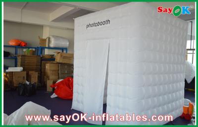 China 210D Oxford Cloth Inflatable Photo Booth with LED Lights 1.5m Portable Event Tent for sale