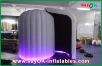 China Custom Inflatable Photo Booth Rental 2.5m Oxford Cloth Photobooth with LED Light for sale