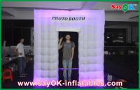 China Inflatable Photo Booth 2.4m x 2.4m x 2.5m with LED Lights and 210D Oxford Cloth for sale