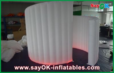 China Inflatable Photo Booth 4m x 3m Spiral Wall LED with Oxford Cloth for Events for sale