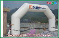 China White 6x3m Inflatable Arch PVC Advertising Arch for Hotel Opening Ceremony Events for sale