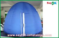 China Blue Inflatable Planetarium Tent 5m x 3m Cinema Projection Dome with Blower for sale