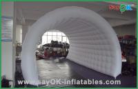 China Customized Inflatable Yard Tent White Event Air Tunnel Tent 5m PVC Waterproof for sale