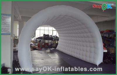 China Customized Inflatable Yard Tent White Event Air Tunnel Tent 5m PVC Waterproof for sale