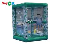 China Advertising Inflatable Cash Cube Money Machine 950W Blower Custom Logo for sale
