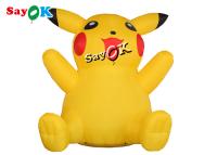 China Custom Inflatable Pikachu Model 6m 20ft PVC Cartoon Character for Birthday Parties for sale