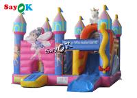 China 5.9m 19ft Fairy Wonderland Inflatable Jumping Castle with Slide for Indoor Outdoor Fun for sale
