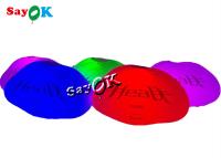 China 60cm Advertising Hanging Airtight LED Lighting Cloud Inflatable with Logo Printing for sale